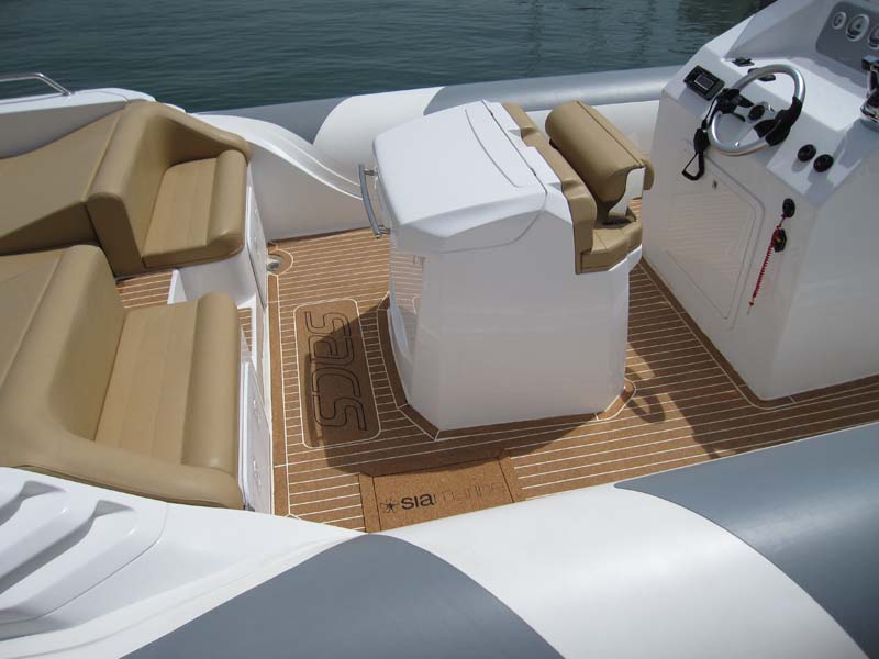 New RIB Gets Perfect Cork Deck - SeaCorkSeaCork