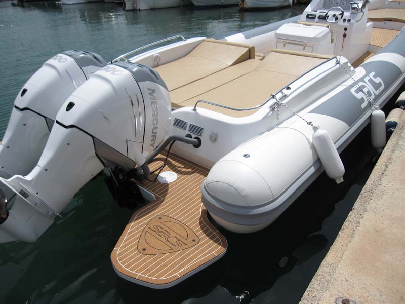 New RIB Gets Perfect Cork Deck - SeaCorkSeaCork